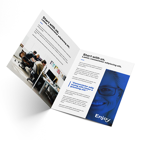 Folders drukken aan hoge kwaliteit en laagste prijs | Flyer.be